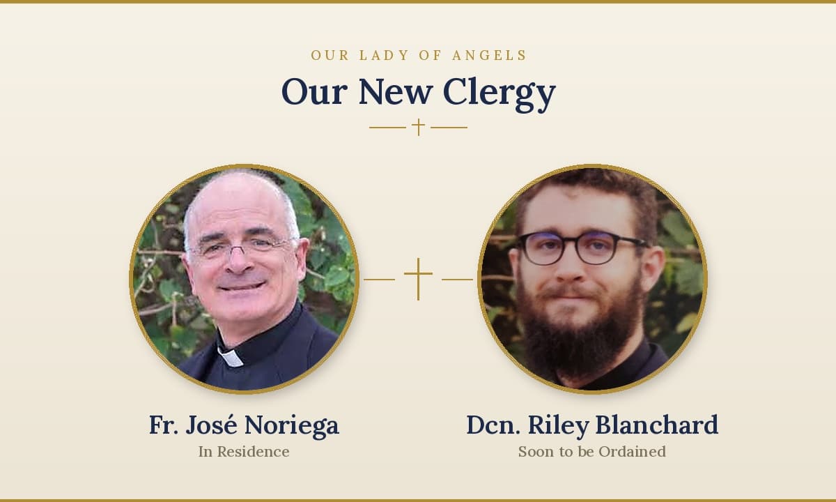 Welcoming New Shepherds with Grateful Hearts - Our Lady of Angels ...